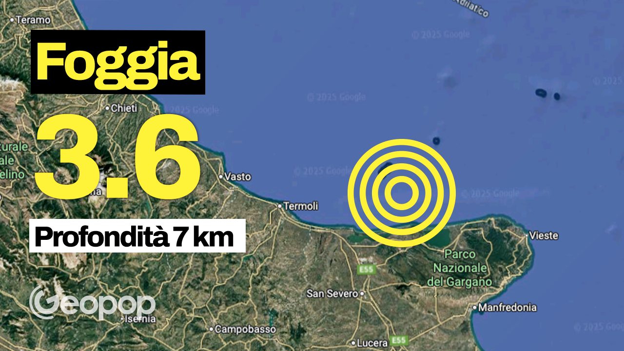 Terremoto nel foggiano di magnitudo 3.6: epicentro rilevato in mare, al ...