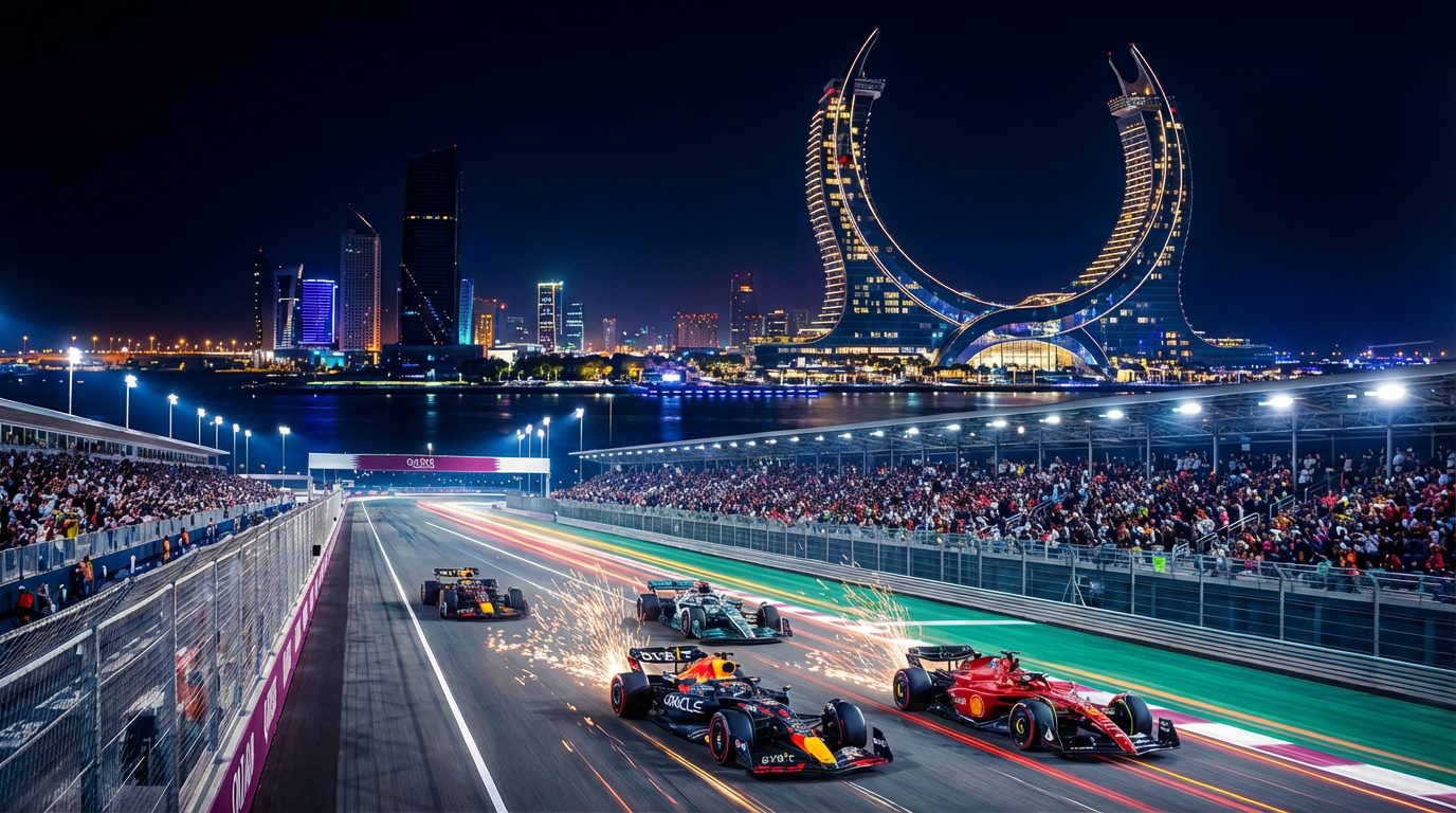 La F1 nel deserto a Doha al GP del Qatar: caratteristiche del circuito ...