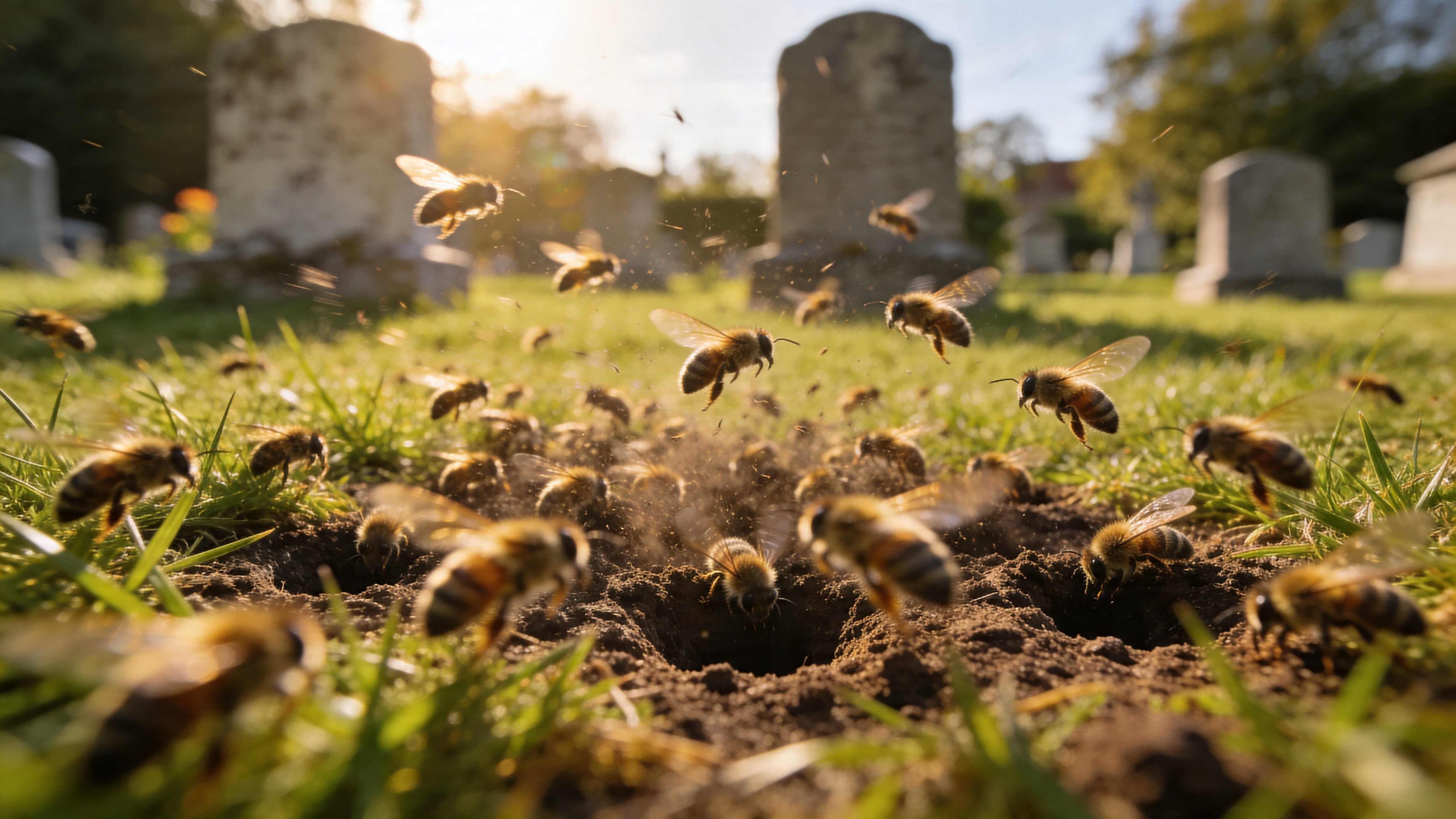 Sotto un cimitero nello stato di New York vivono 5,5 milioni di api ...