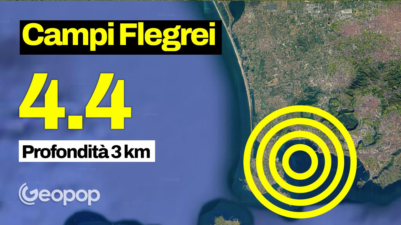 Terremoto ai Campi Flegrei di magnitudo 4.4, scossa avvertita a Napoli ...