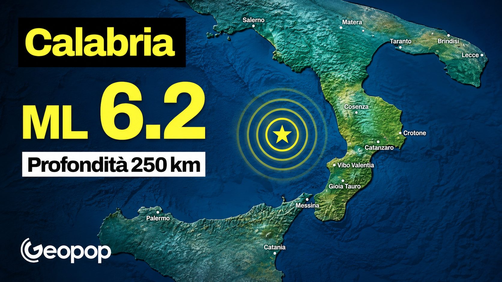Terremoto ML=6.2 in Calabria, cosa succede davvero sotto il Mar Tirreno